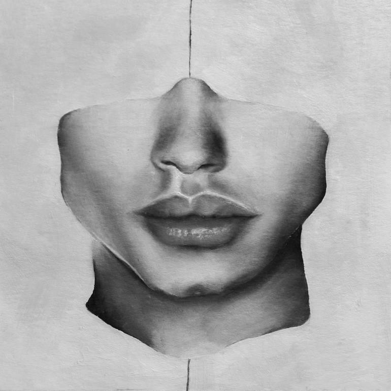 Lips Painting by Kaden Morris | Saatchi Art