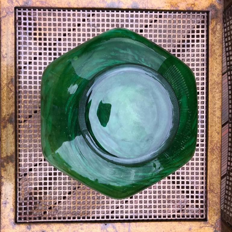 Hexagonal Frog Jar Sculpture by Andrzej Glowacki | Saatchi Art