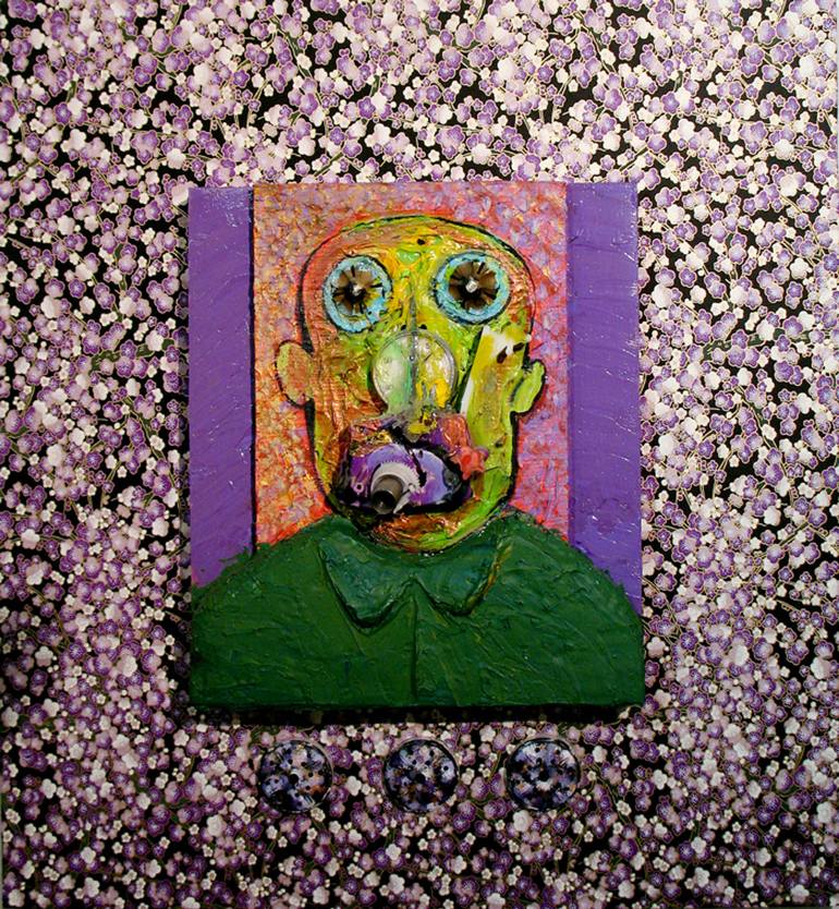 Darren (Amerika series #2) Collage by Shalom Neuman | Saatchi Art