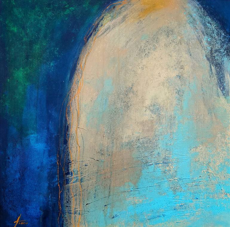 Underwater Passage Painting by Alina Axane | Saatchi Art