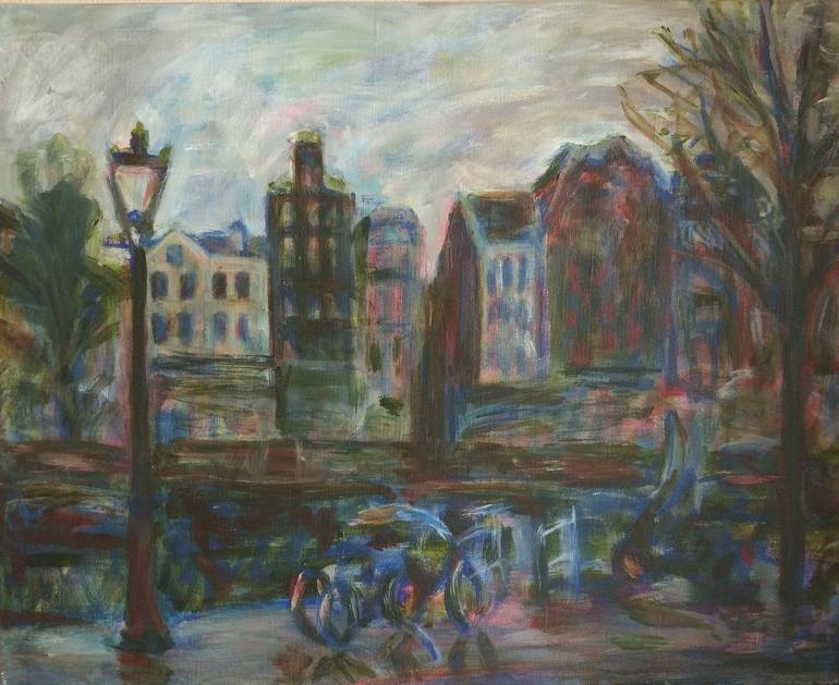 Amsterdam Painting by Marina Goryacheva | Saatchi Art