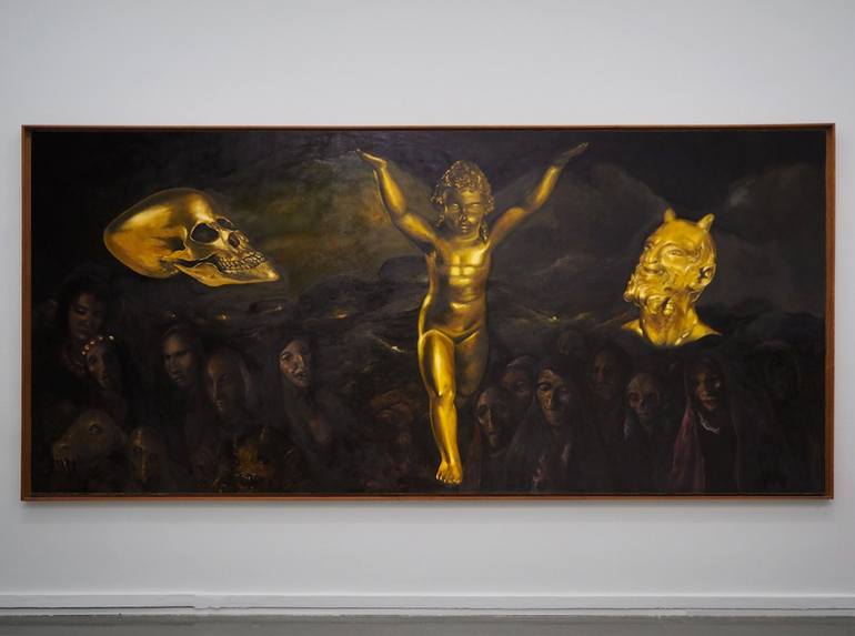 Witchcraft scene or the triumph of Azazel Painting by Frantz Zisseler ...