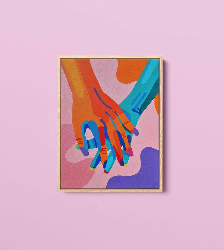 Intertwined Painting by Agate Rubene | Saatchi Art