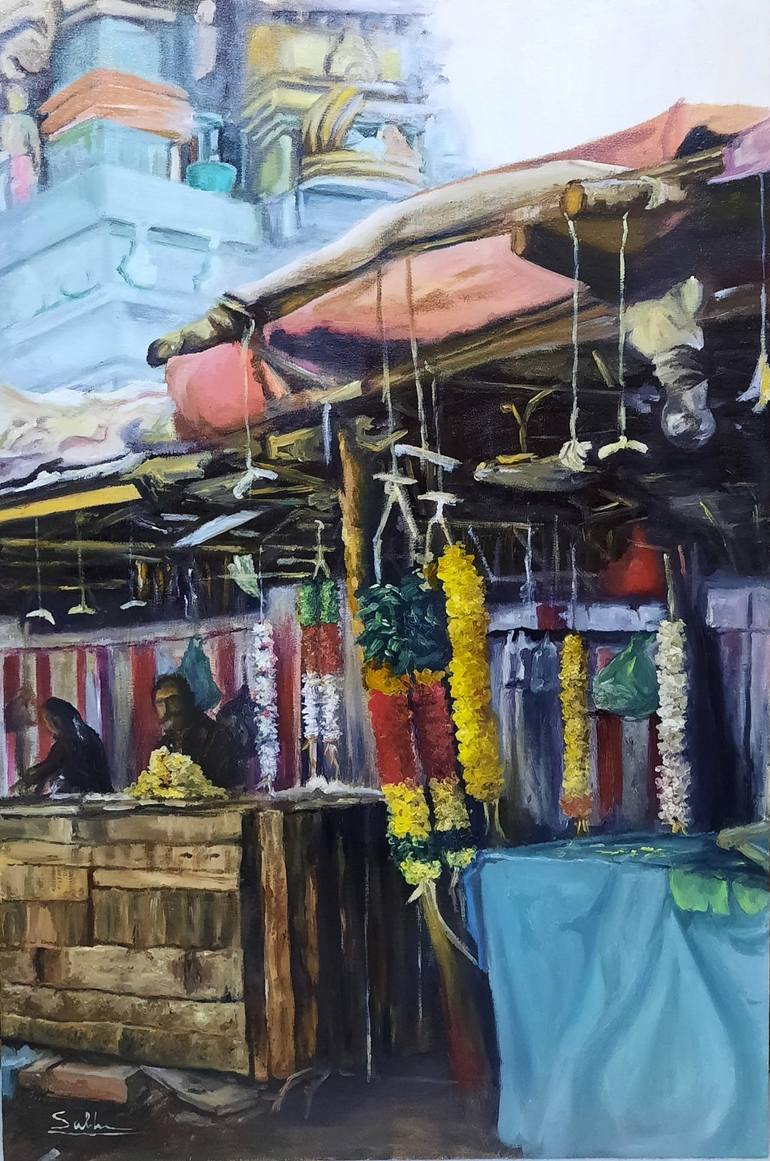 Pookadai Painting by Subhashree S | Saatchi Art