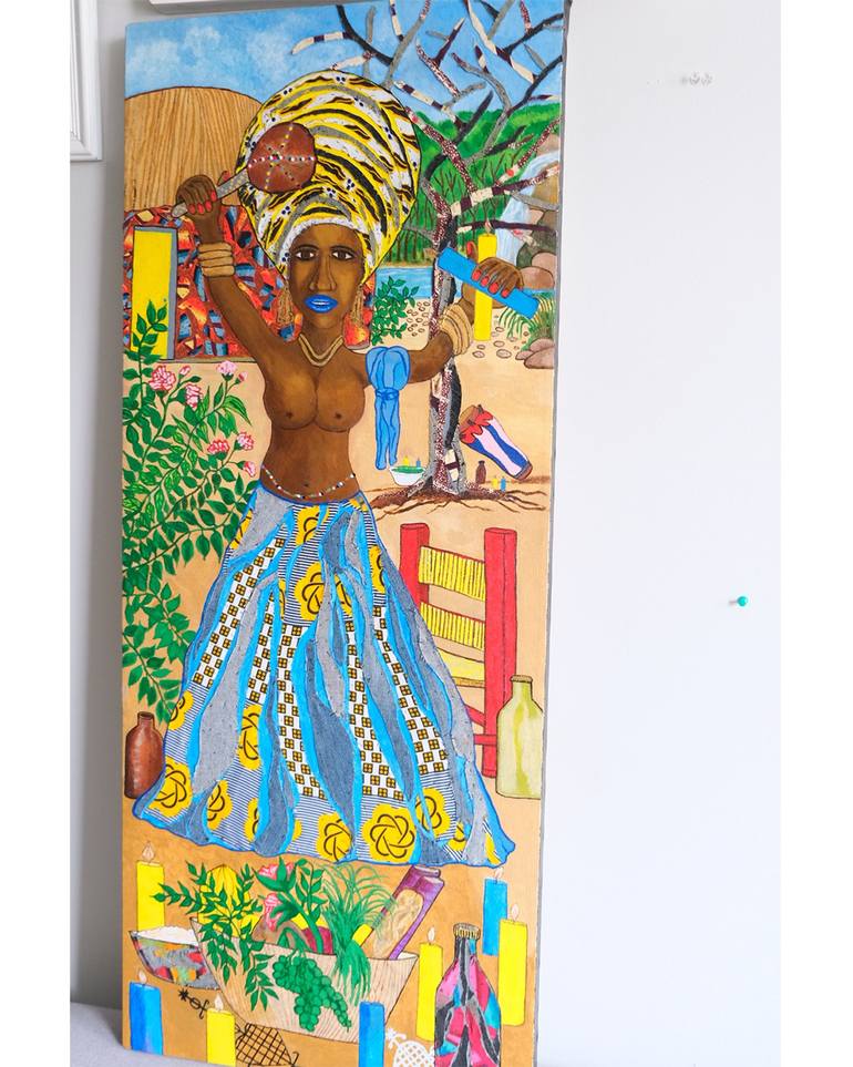 Mambo Sara Painting by Stephane Desir | Saatchi Art