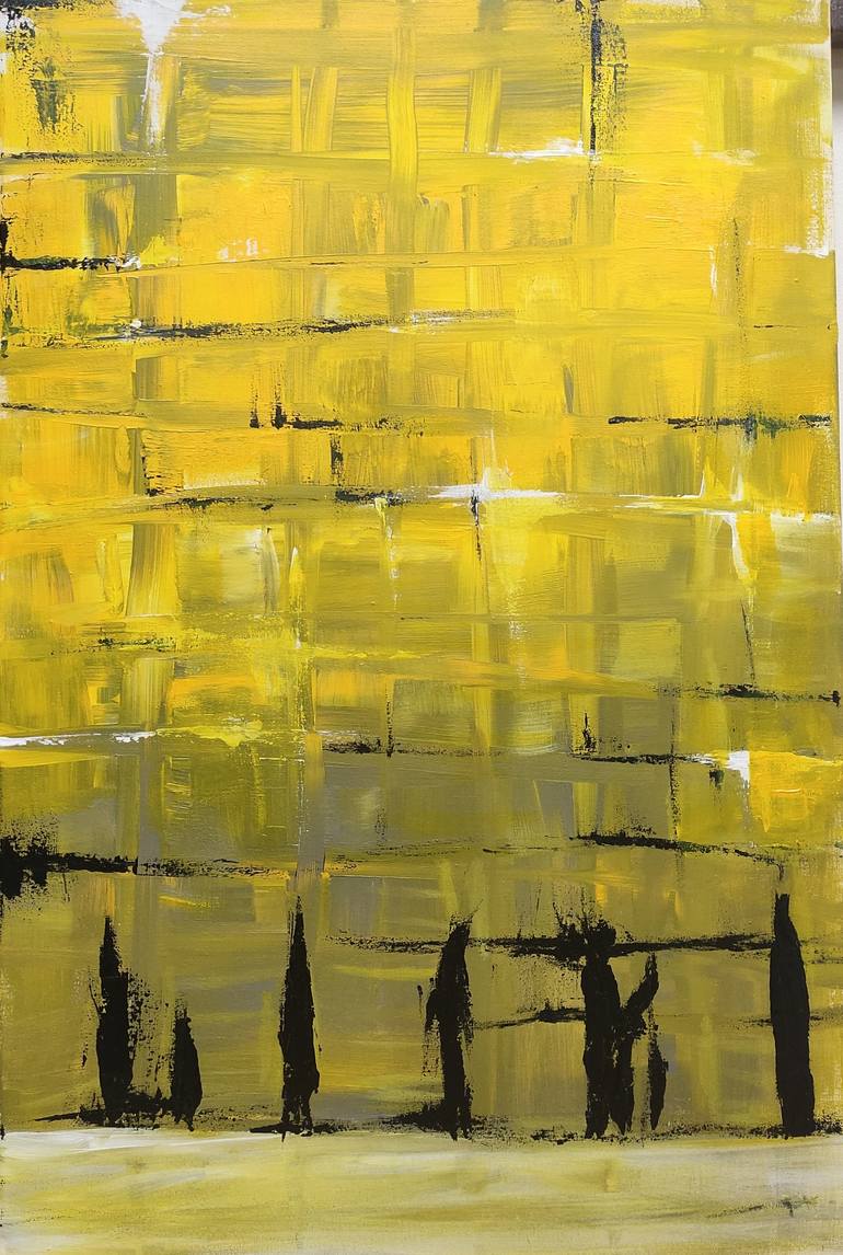 The wall Painting by Maria Grigoreva | Saatchi Art