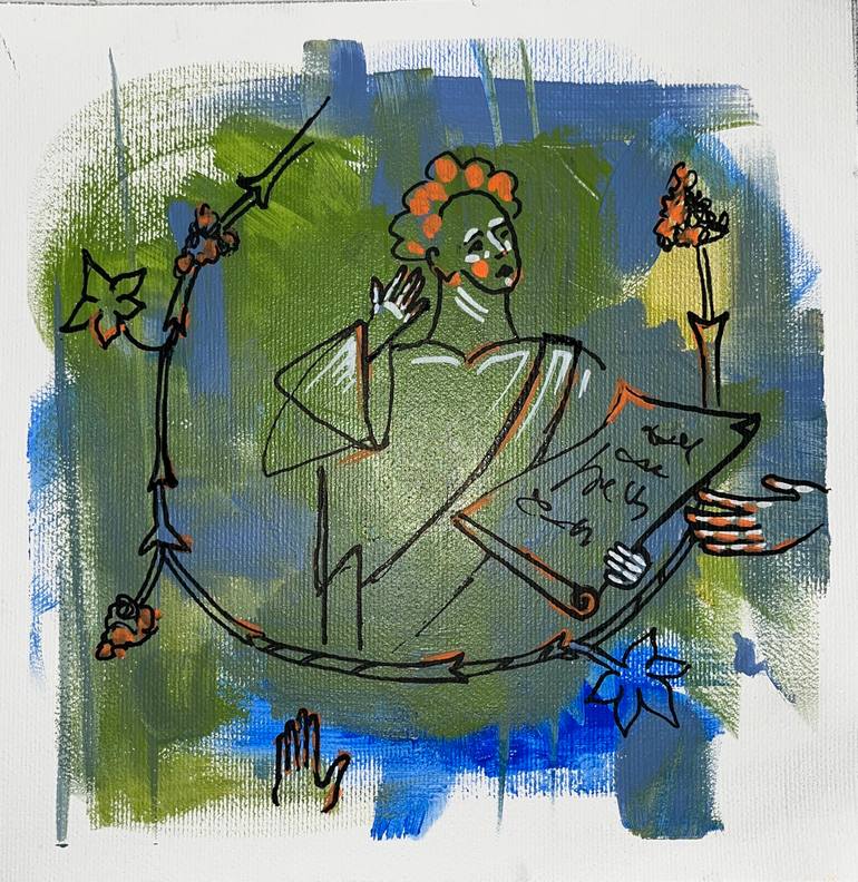 Writer Painting by Yuliia Chaika | Saatchi Art