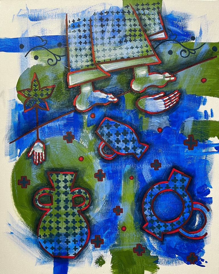 The road yields to the persistent Painting by Yuliia Chaika | Saatchi Art