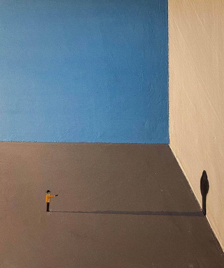 Kill the shadow Painting by LANTAO WU | Saatchi Art