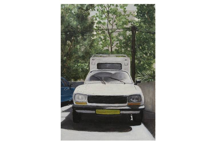 Subaru brat Painting by Anat Steindler | Saatchi Art