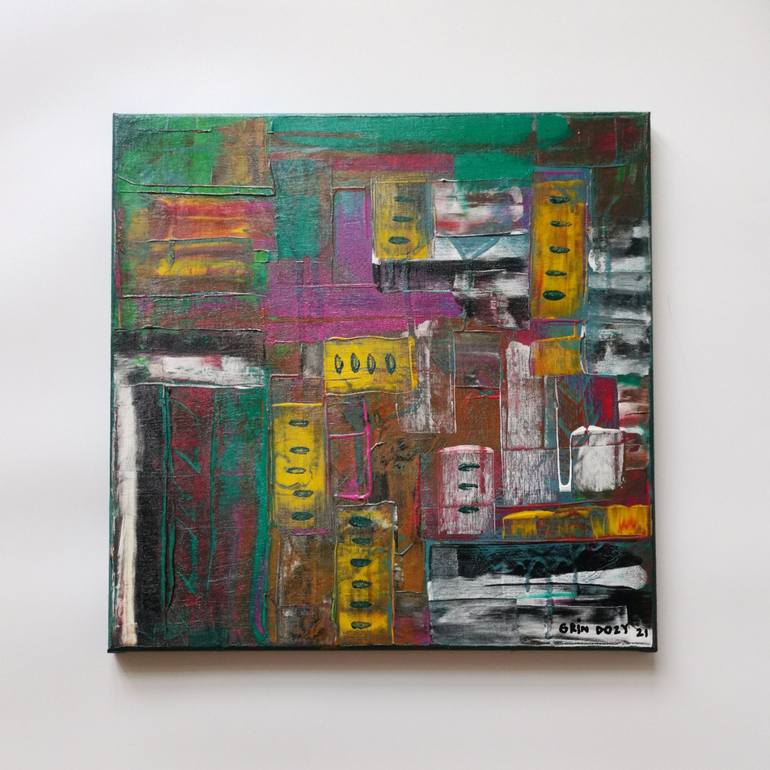 URBAN LIFE Painting by Grin Dozy | Saatchi Art