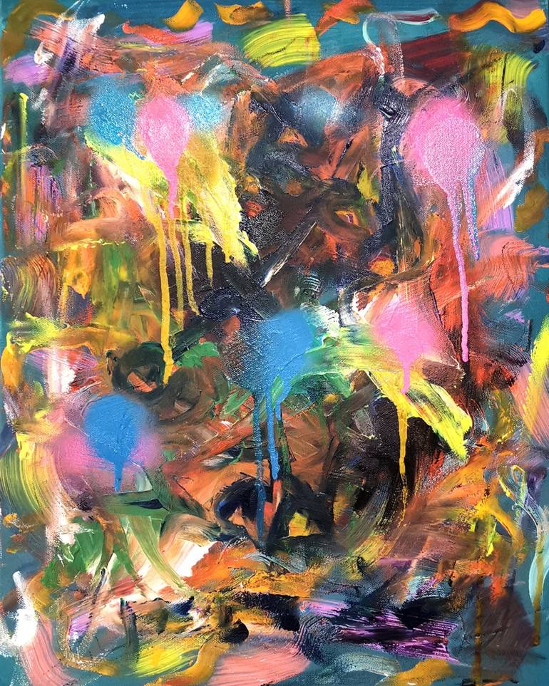 COLOUR OF LIFE Painting by Grin Dozy | Saatchi Art