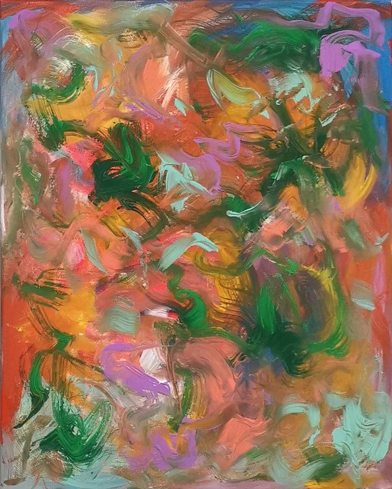 WINGED Painting by Grin Dozy | Saatchi Art