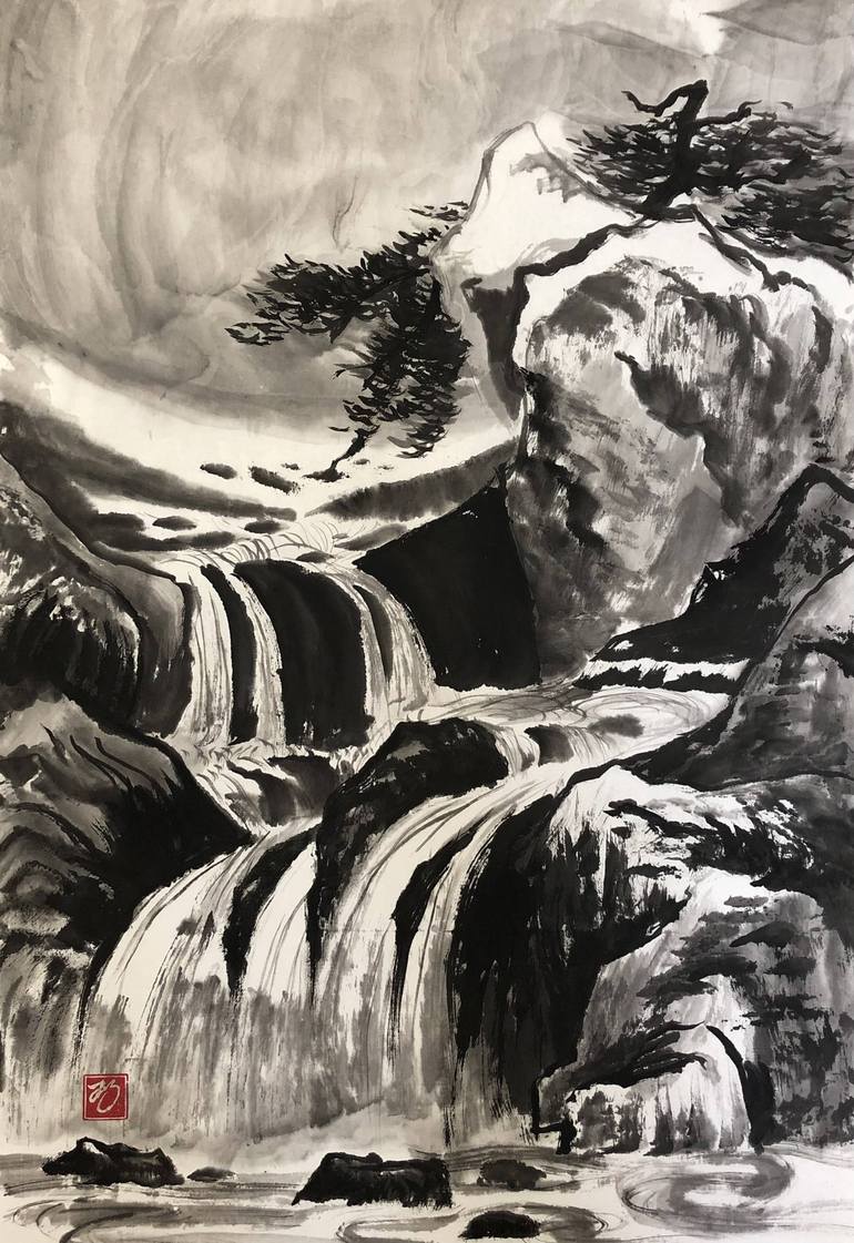 Tranquility Painting by Andrew Galdi | Saatchi Art