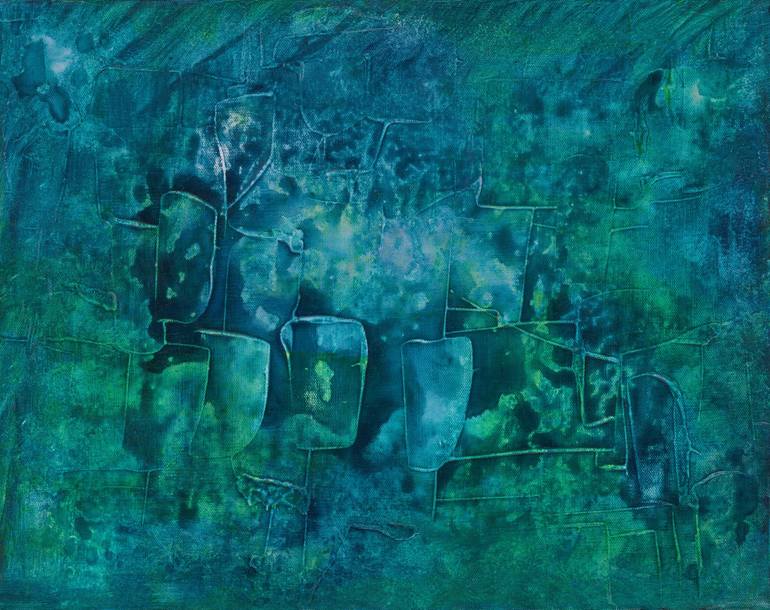 Falling Walls Between Timelines Painting by Joseph Boutros Ghabi ...