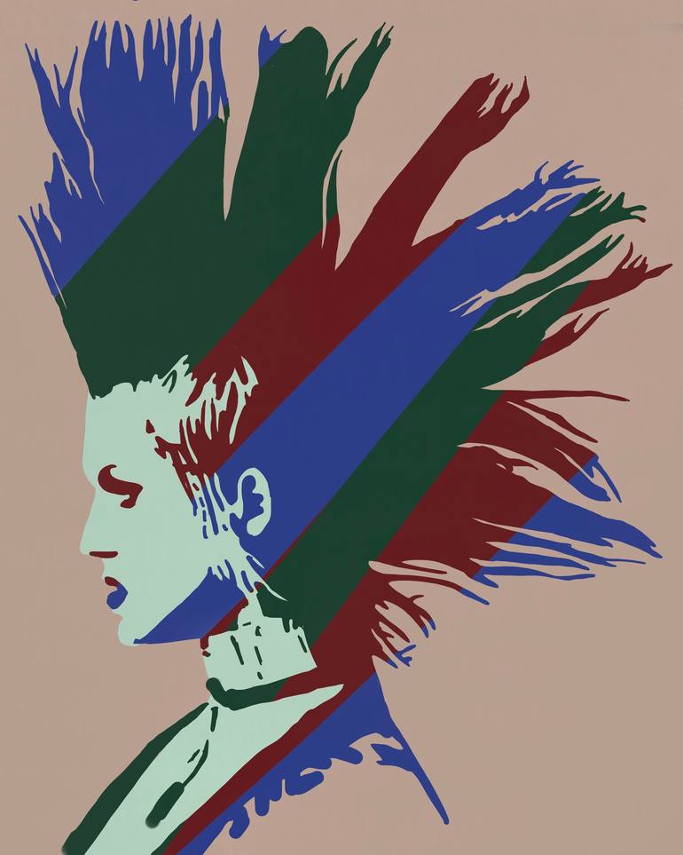 Punk Painting by Ivan Pelenyuk | Saatchi Art