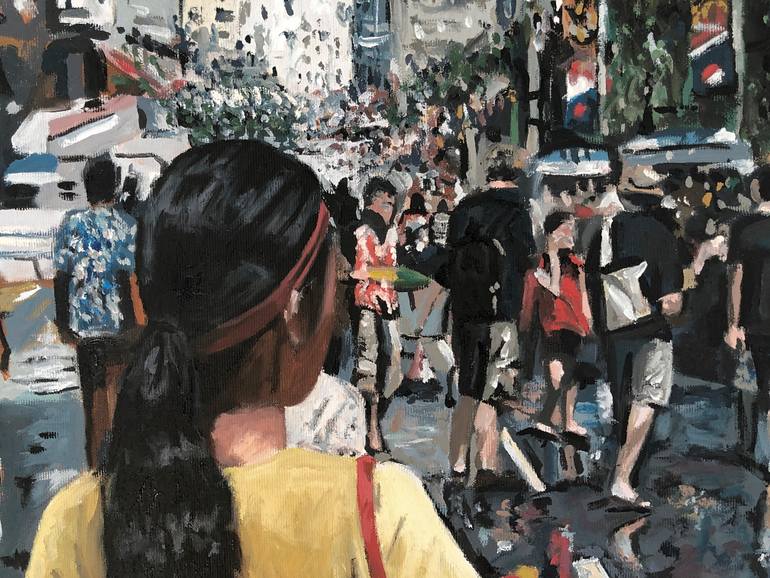 Songkran Painting by Moritz Jaeger | Saatchi Art