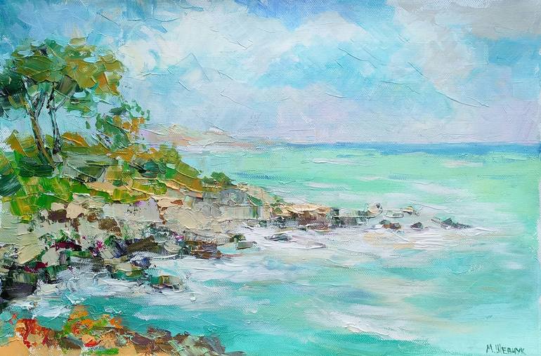 Chirella. A windy day Painting by Maria Shevchuk | Saatchi Art