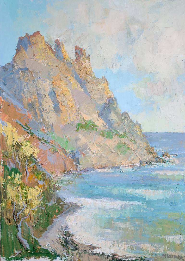 Kara-Dag Painting by Maria Shevchuk | Saatchi Art
