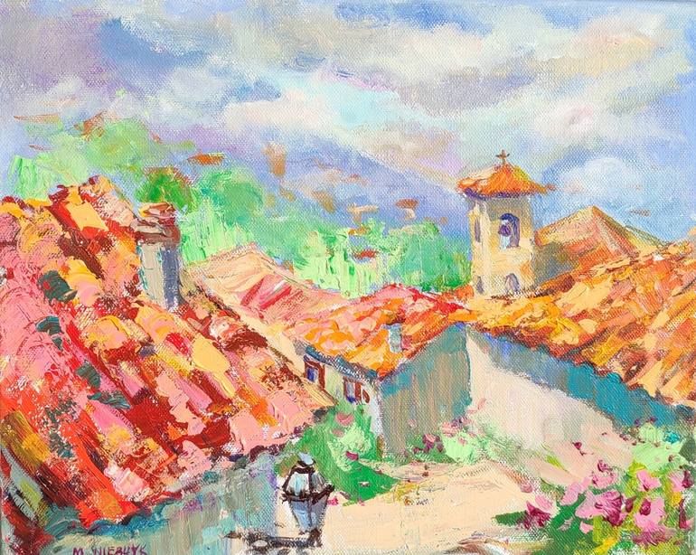 A view in TRECCHINA Painting by Maria Shevchuk | Saatchi Art