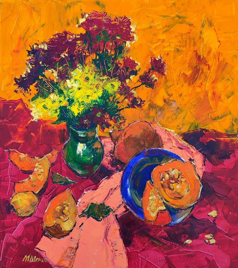 The Taste of Autumn Painting by Maria Shevchuk | Saatchi Art