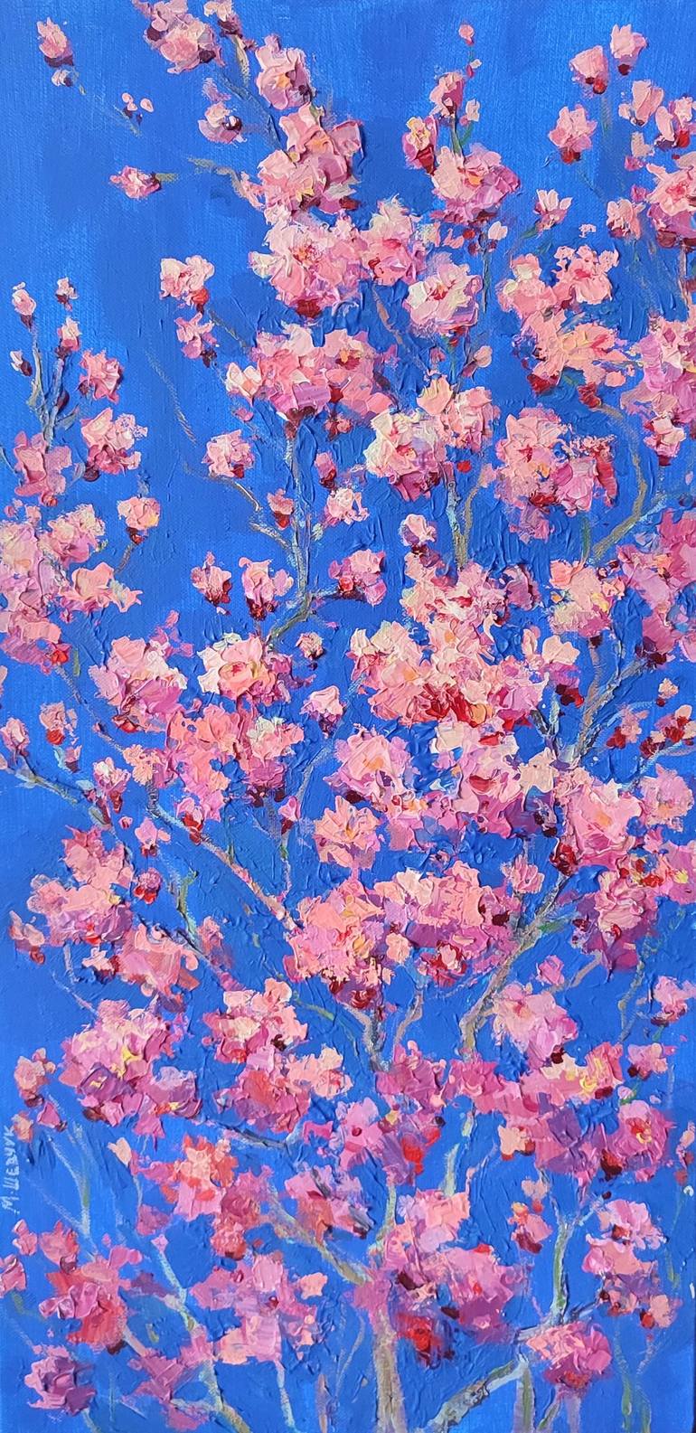 The Harmony of the Pink Painting by Maria Shevchuk | Saatchi Art