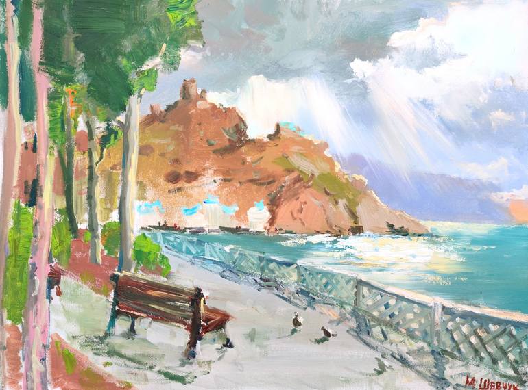 Silver Morning Painting by Maria Shevchuk | Saatchi Art