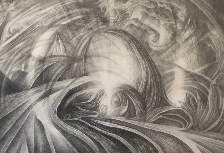 Landscape Drawing by Kate Sims | Saatchi Art