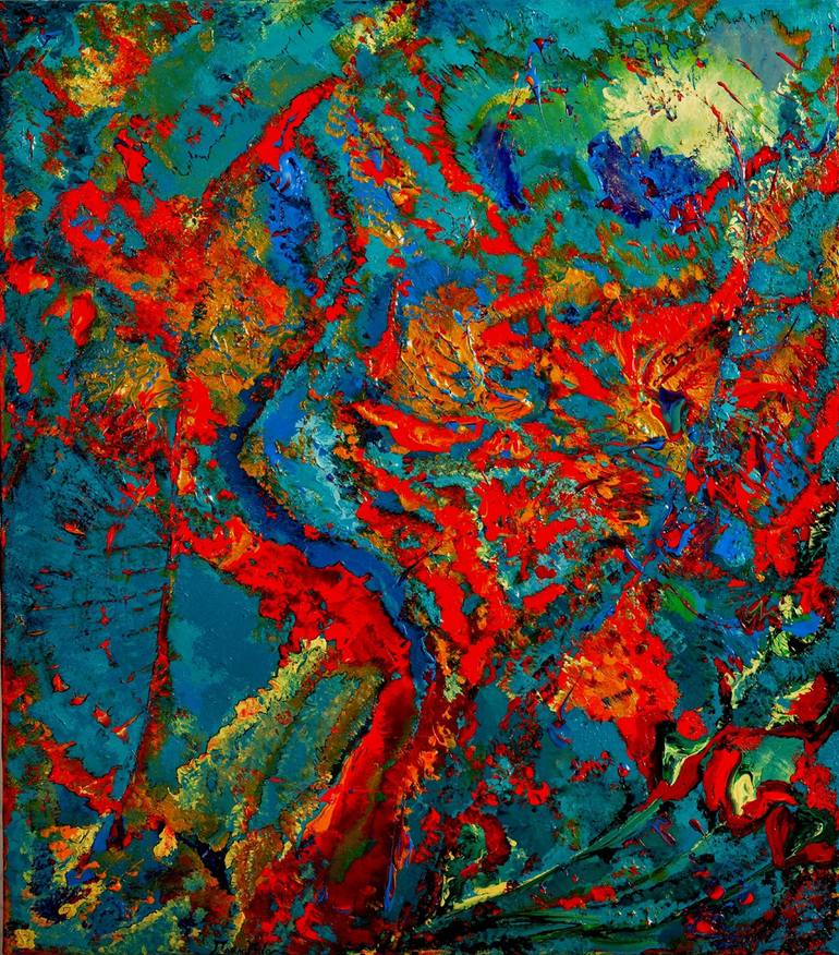 Connessione Painting by Marisa Milan | Saatchi Art