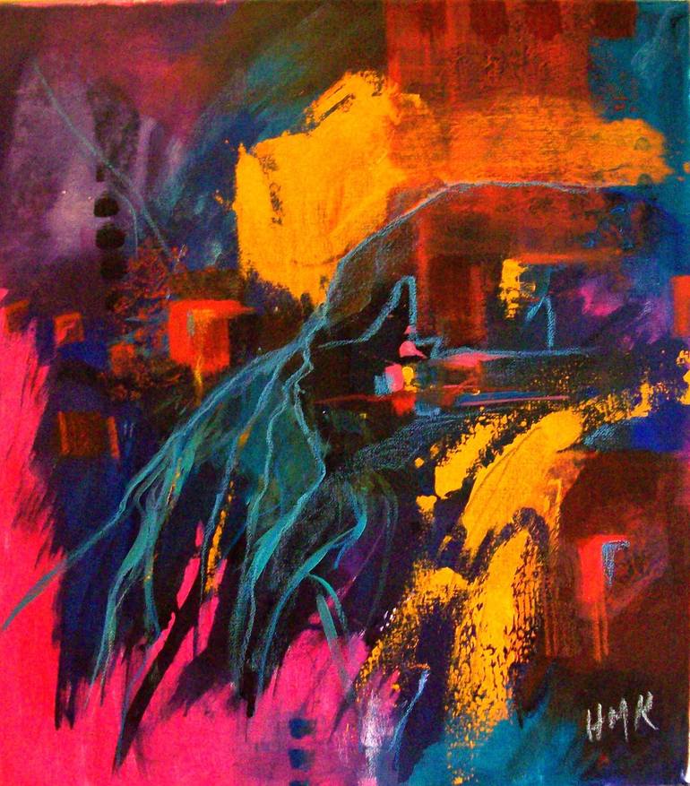 After the Goldrush Painting by Helen M Kaminsky | Saatchi Art