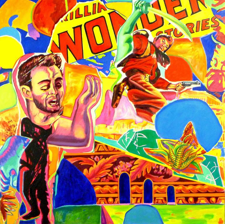 Thrilling Stories of Wonder Painting by Mark Hugunin | Saatchi Art