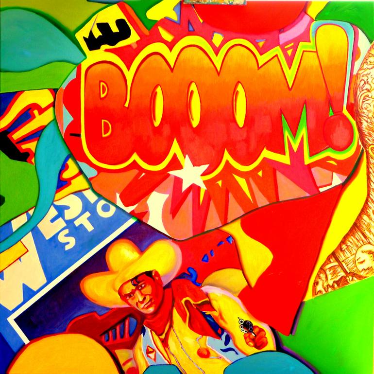 The Boom Painting by Mark Hugunin | Saatchi Art
