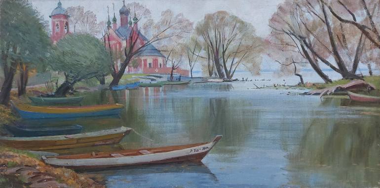 Rain Painting by Sergei Gusev | Saatchi Art