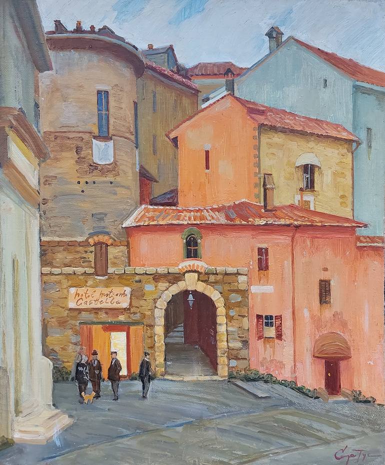 Aqua-Sparta. Umbria, Italy Painting by Sergei Gusev | Saatchi Art