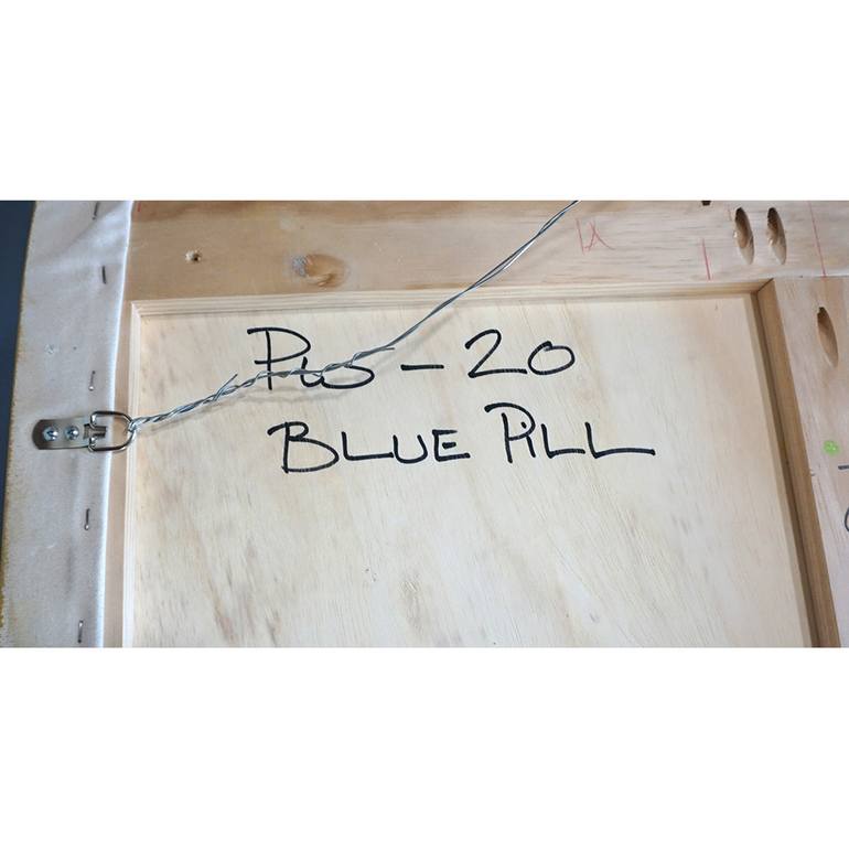 Blue Pill Painting by Paul Westacott | Saatchi Art