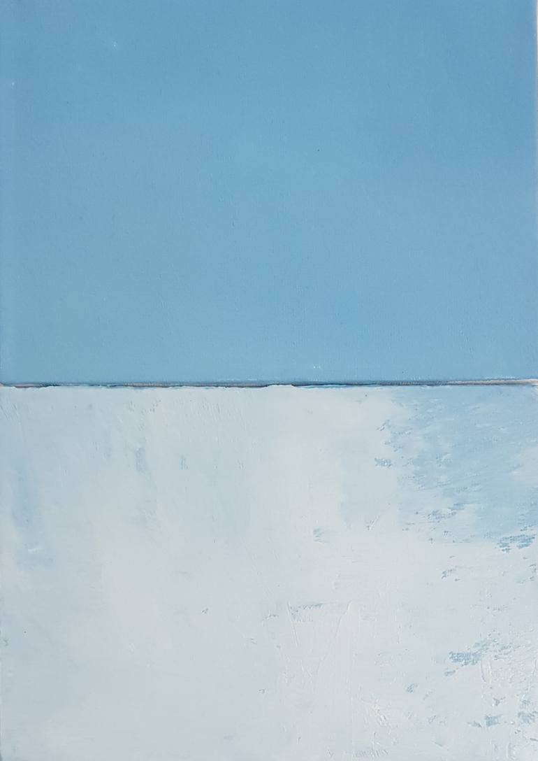 Skies No 40 and No 30 Painting by Gillian Goodridge | Saatchi Art