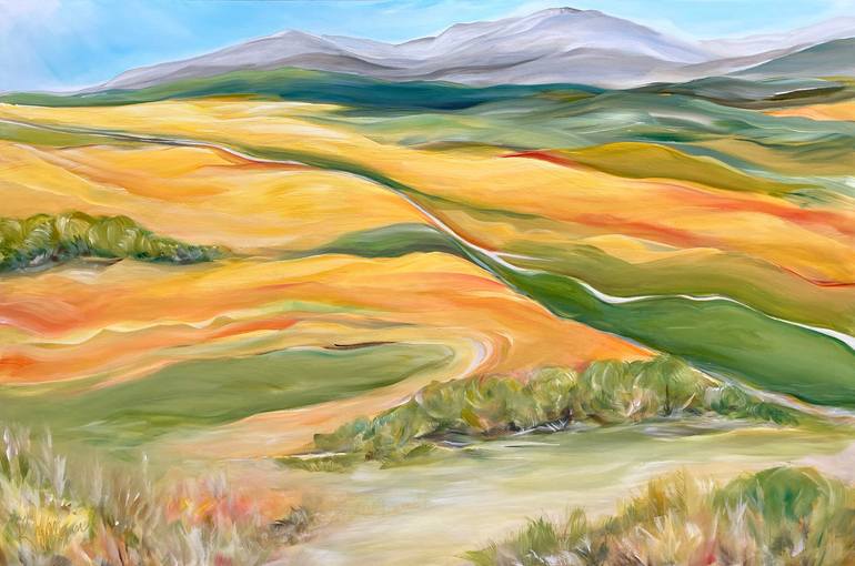 Walking Path View Painting by Kerry Milligan | Saatchi Art