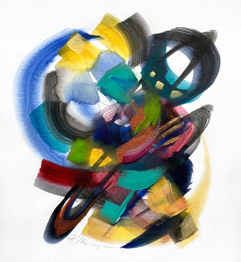 Cosmic Palette Painting by Kerry Milligan | Saatchi Art