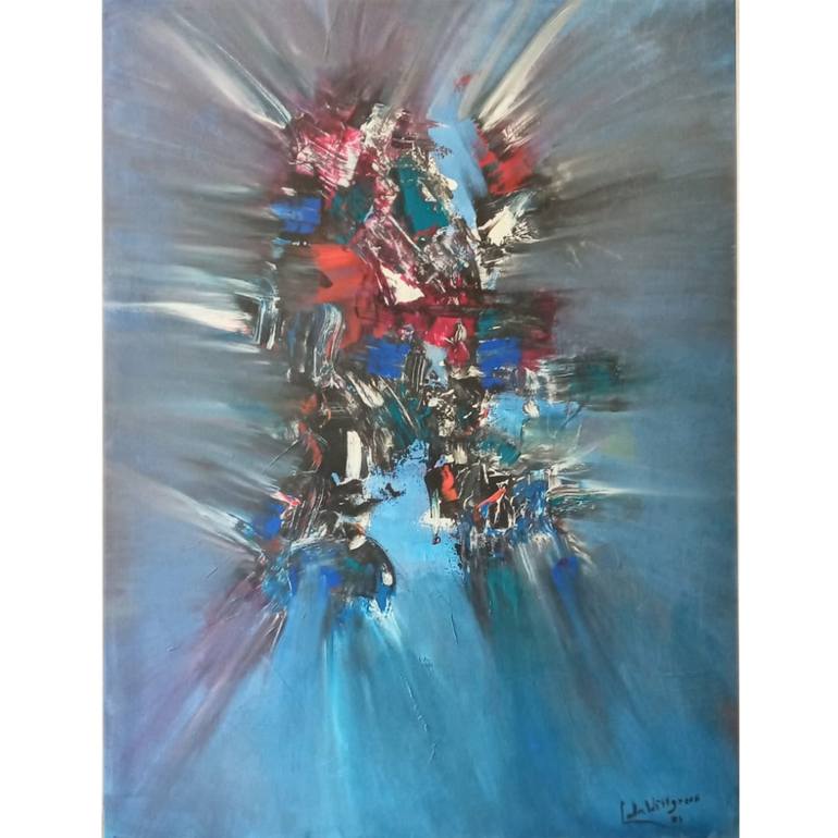 Out of the Blue Painting by Carlos Wittgreen | Saatchi Art