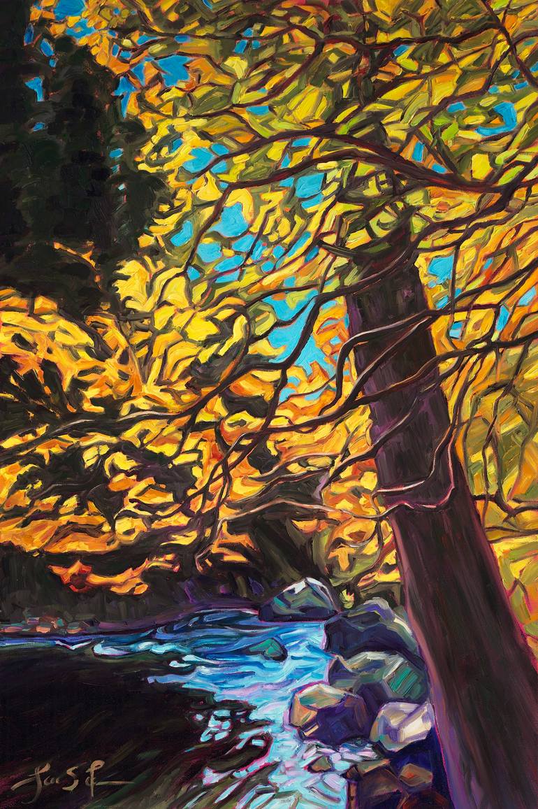Flowing Light Painting by Lauren Forcella | Saatchi Art