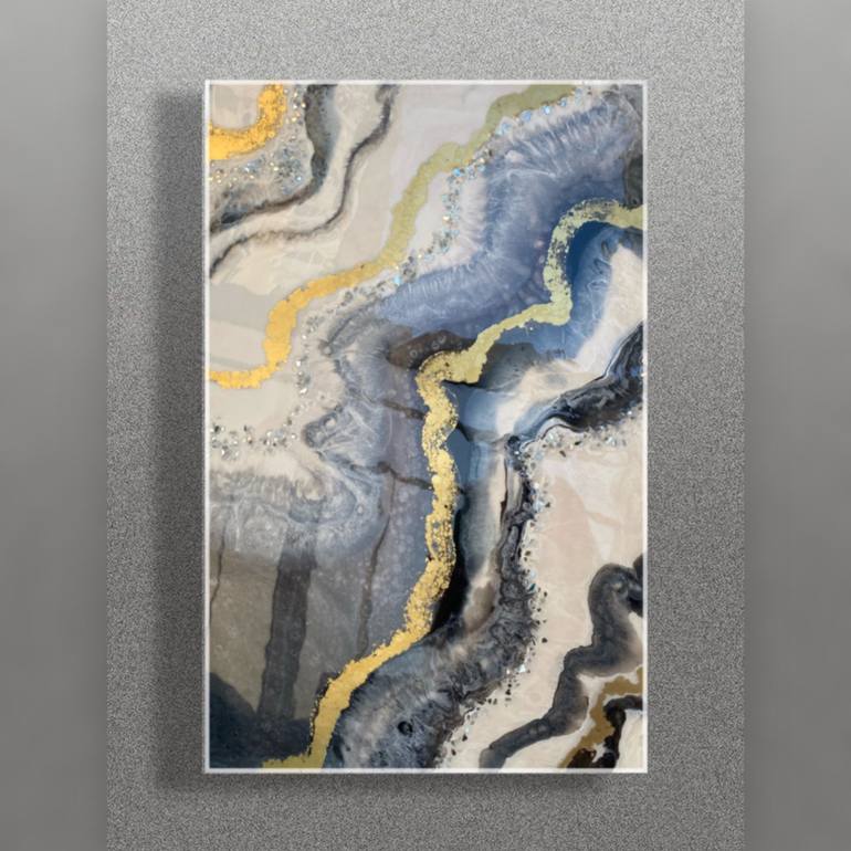 “Stone” Painting by Sofya Popova | Saatchi Art