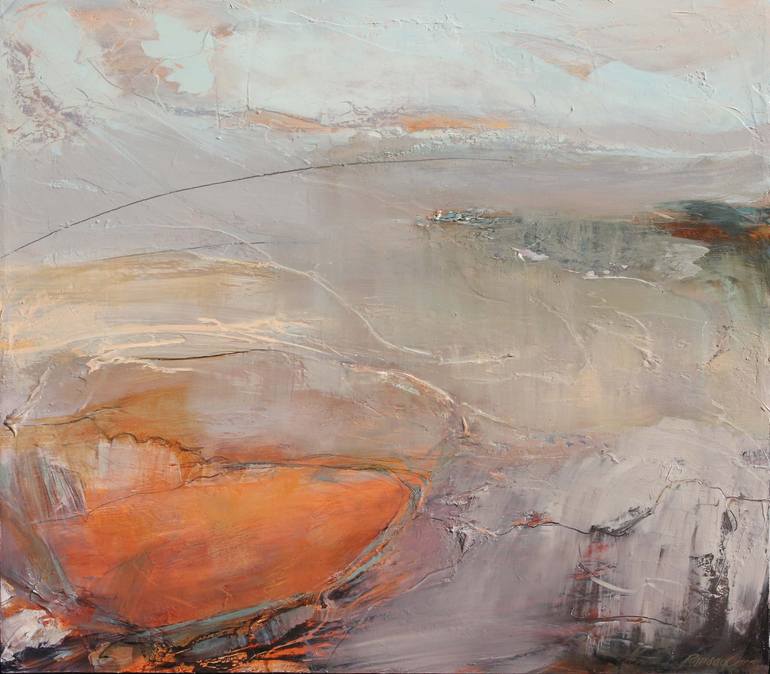 Sun and Earth Painting by Kathy Ramsay Carr | Saatchi Art