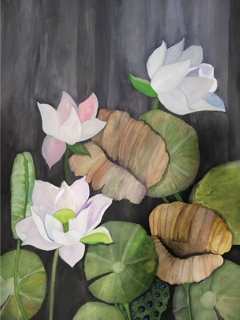 The Lilly Painting by Brett Shaffer | Saatchi Art