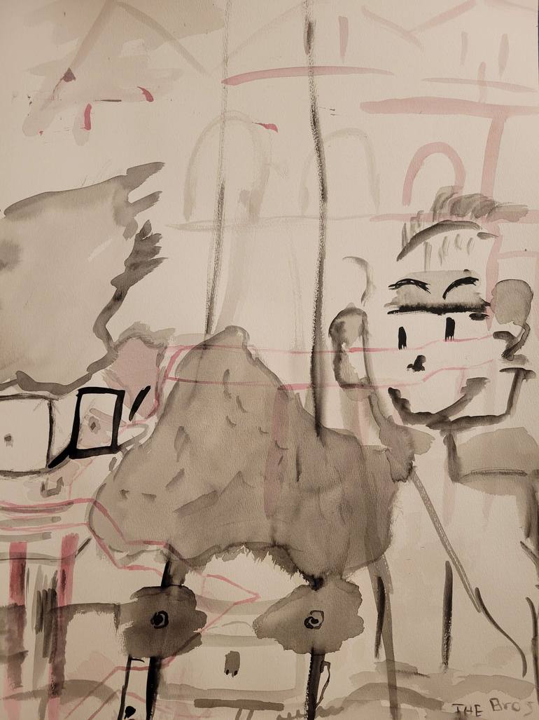 The Bros Painting by Brett Shaffer | Saatchi Art