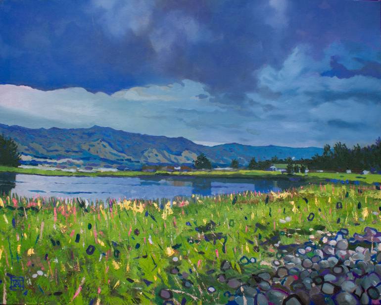 Before the rain on the Small Sea of Baikal Painting by Alexander ...