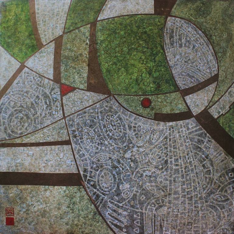 Green Fish Painting by Alexander Pavlenko | Saatchi Art