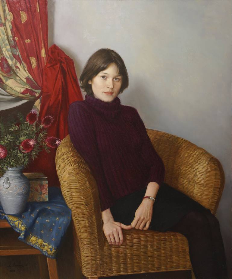 Natasha Painting by Vladimir Alexandrov | Saatchi Art