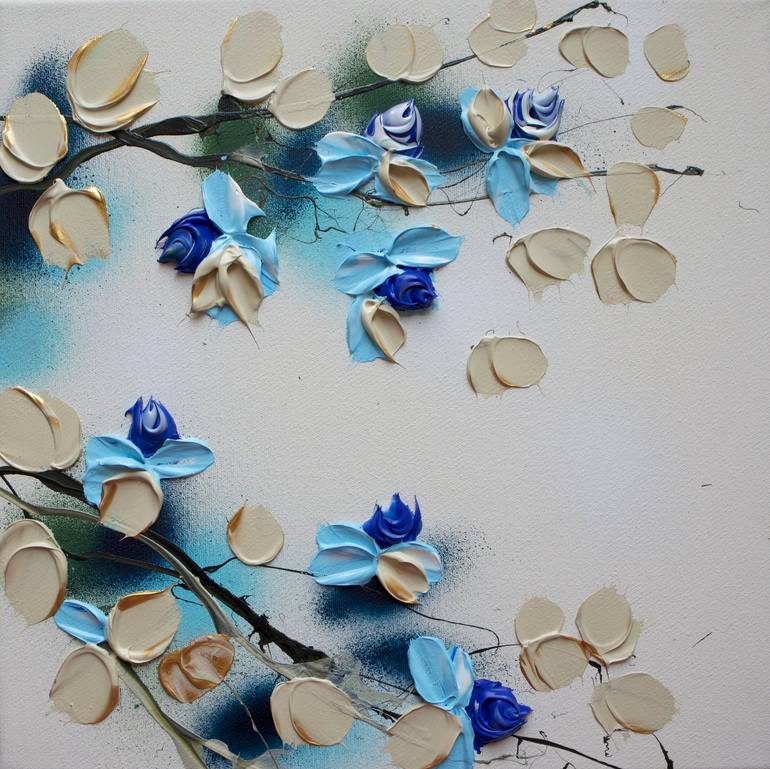 Blossoms II Painting by Anastassia Skopp | Saatchi Art