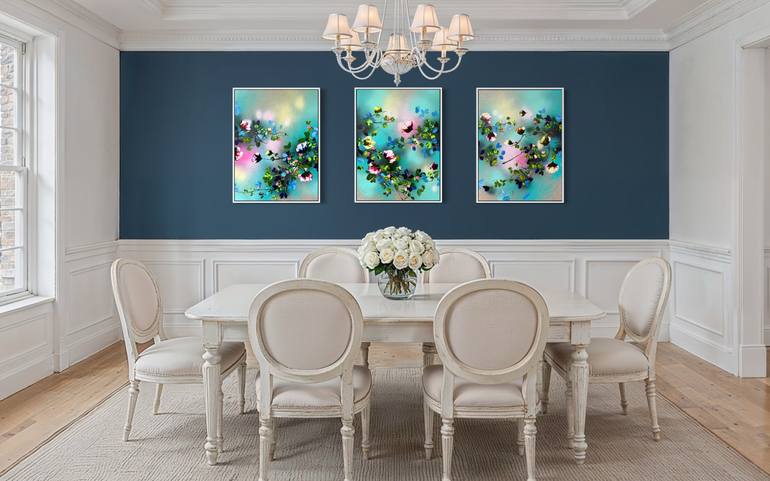 Where I Forget - Triptych Painting by Anastassia Skopp | Saatchi Art
