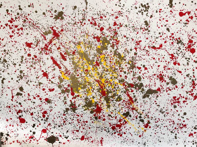 The Splatter Nebula Painting by Ciprian Cojoc | Saatchi Art